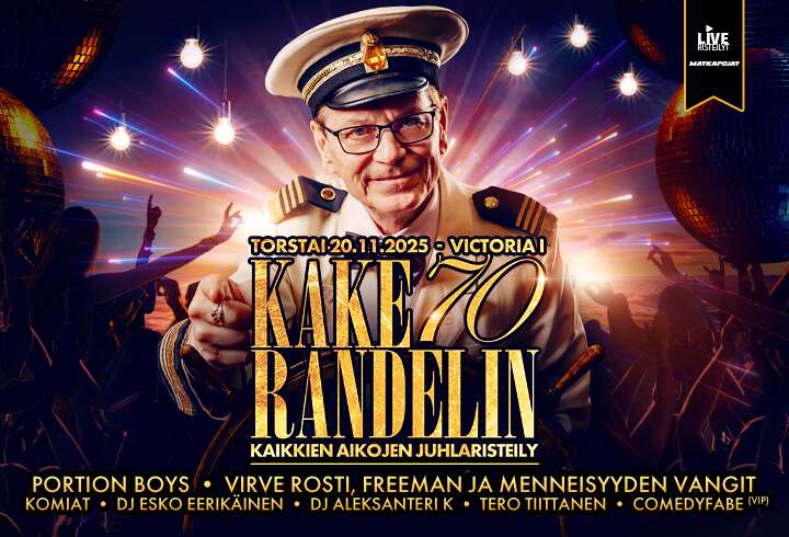 Kake Randelin 70v risteily