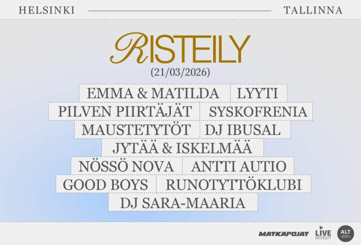 Risteily -risteily 21.3.2026 | Matkapojat